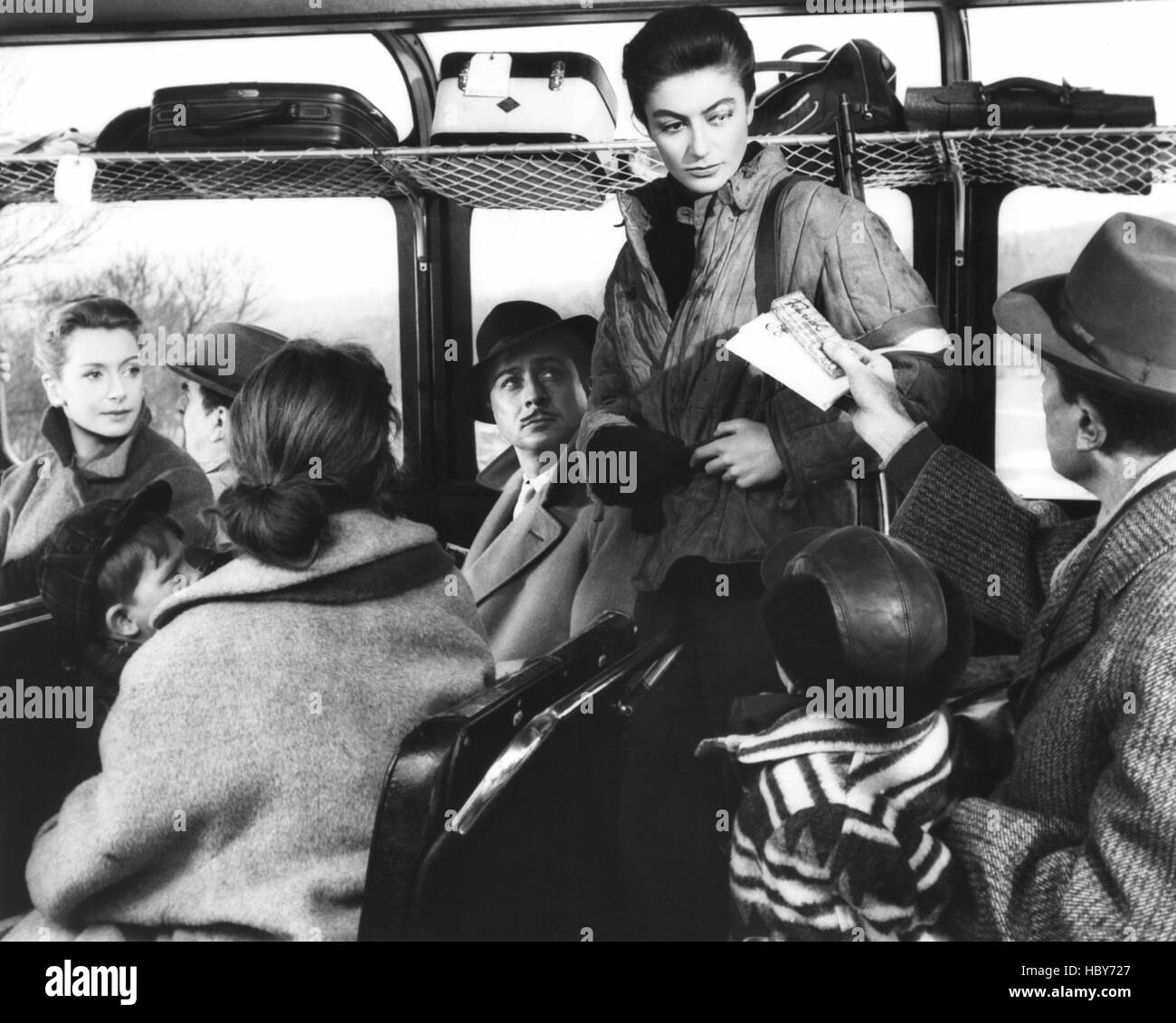 THE JOURNEY, from left: Deborah Kerr, Gerard Oury, Anouk Aimee ...