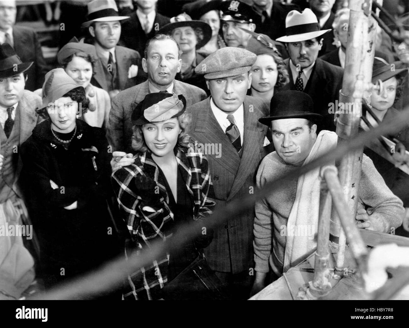 THE KID FROM KOKOMO, front, from left, Joan Blondell, Pat O'Brien ...
