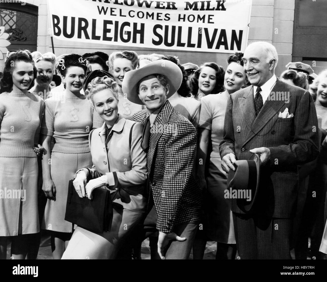 THE KID FROM BROOKLYN, from left, front, Virginia Mayo, Danny Kaye ...