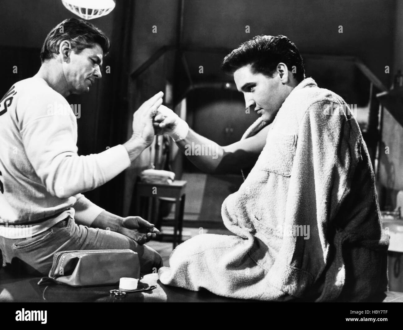 KID GALAHAD, from left: Charles Bronson, Elvis Presley, 1962 Stock ...