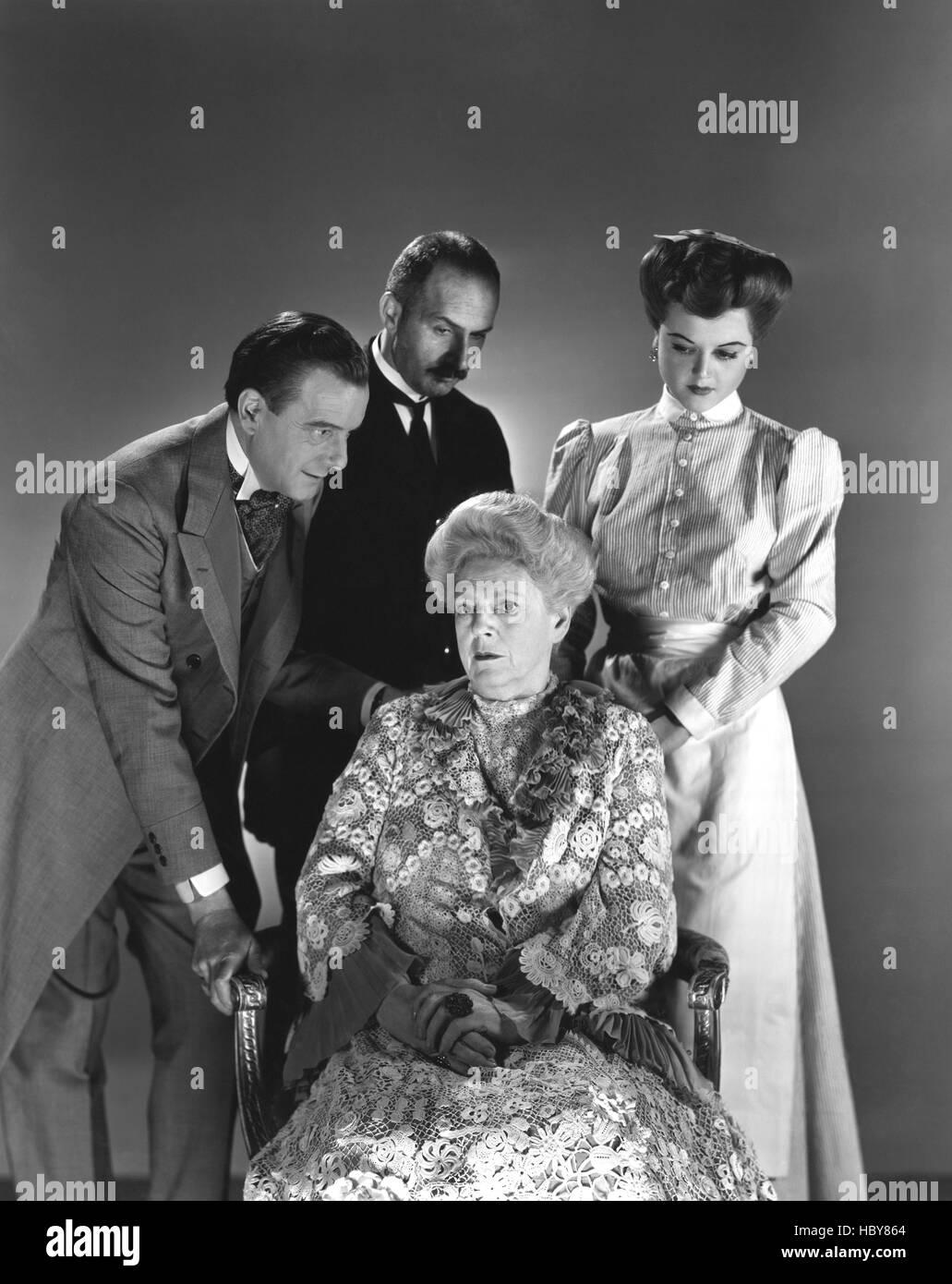 KIND LADY, (clockwise from bottom), Ethel Barrymore, Maurice Evans ...