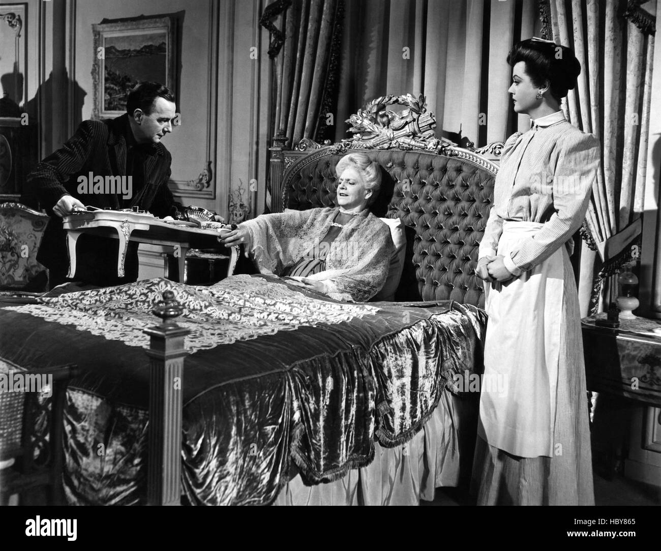 KIND LADY, Maurice Evans, Ethel Barrymore, Angela Lansbury, 1951 Stock ...
