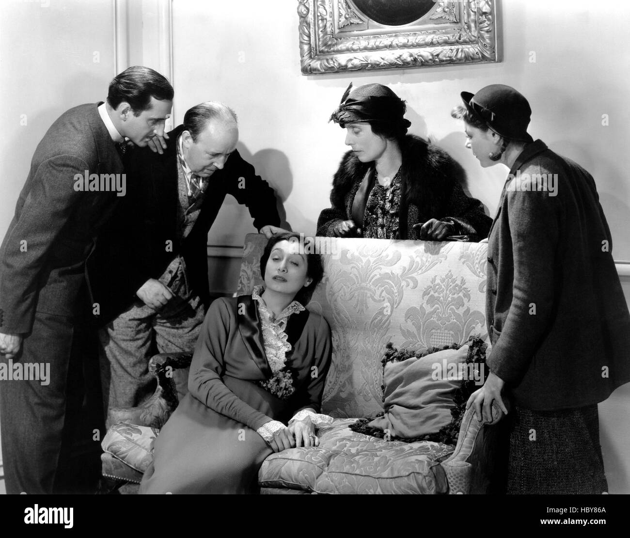KIND LADY, from left, Basil Rathbone, Dudley Digges, Aline MacMahon ...