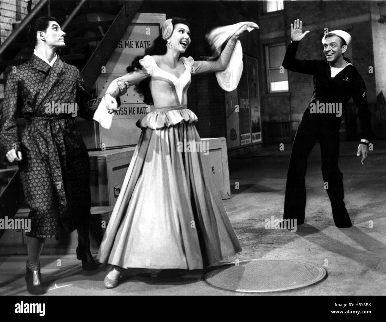 KISS ME KATE, Tommy Rall, Ann Miller, unknown actor, 1953 Stock Photo ...