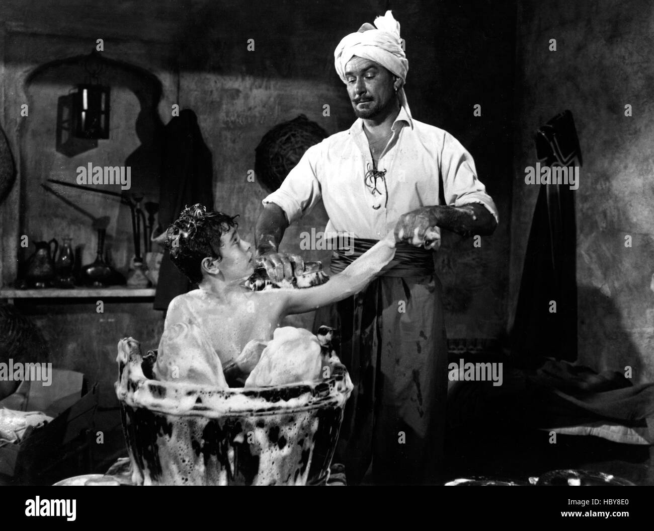 KIM, Dean Stockwell, Errol Flynn, 1950 Stock Photo - Alamy