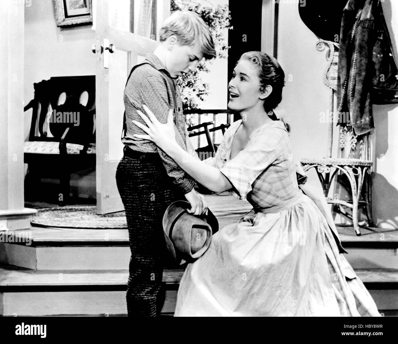 KING OF THE WILD STALLIONS, from left, Jerry Hartleben, Diane Brewster ...