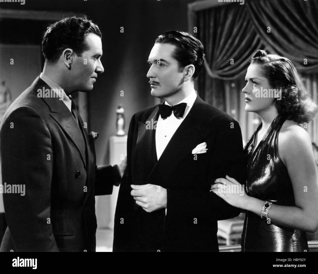THE LADY IN THE MORGUE, from left, Preston Foster, Roland Drew ...