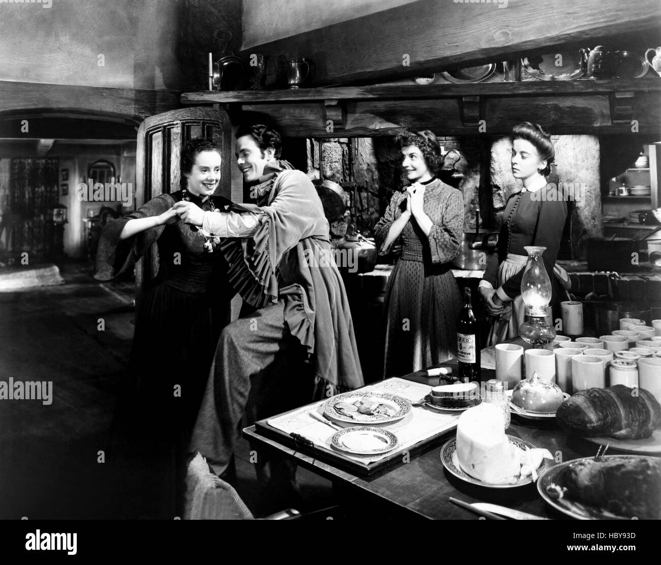 LADIES IN RETIREMENT, from left, Elsa Lanchester, Louis Hayward, Edith ...