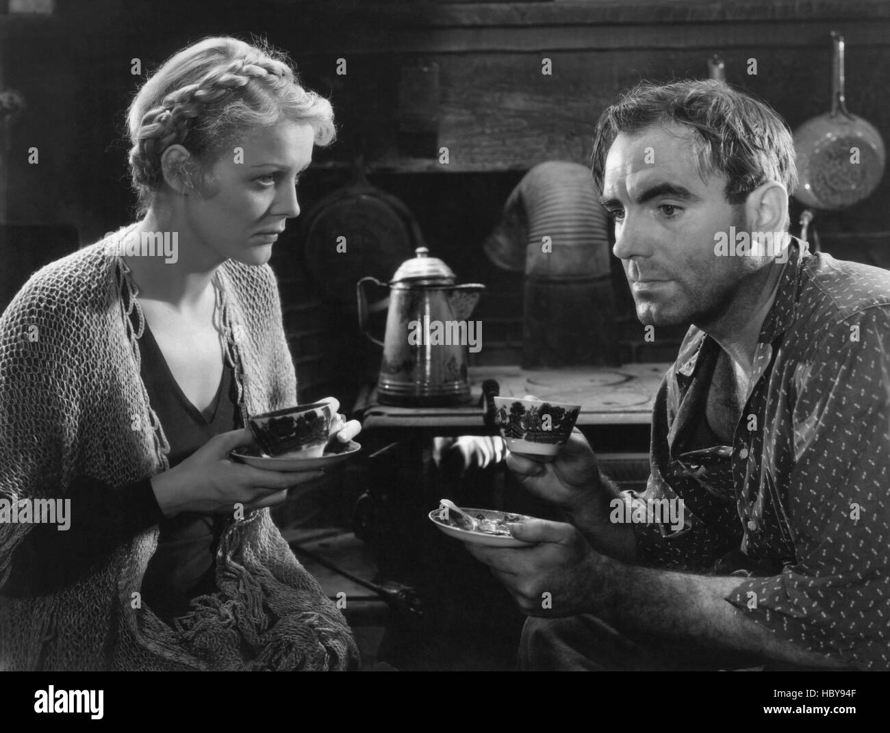 LAUGHTER IN HELL, from left: Gloria Stuart, Pat O'Brien, 1933 Stock ...