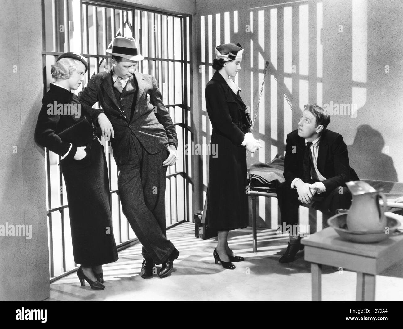 THE LAW IN HER HANDS, from left: Glenda Farrell, Eddie Acuff, Margaret ...