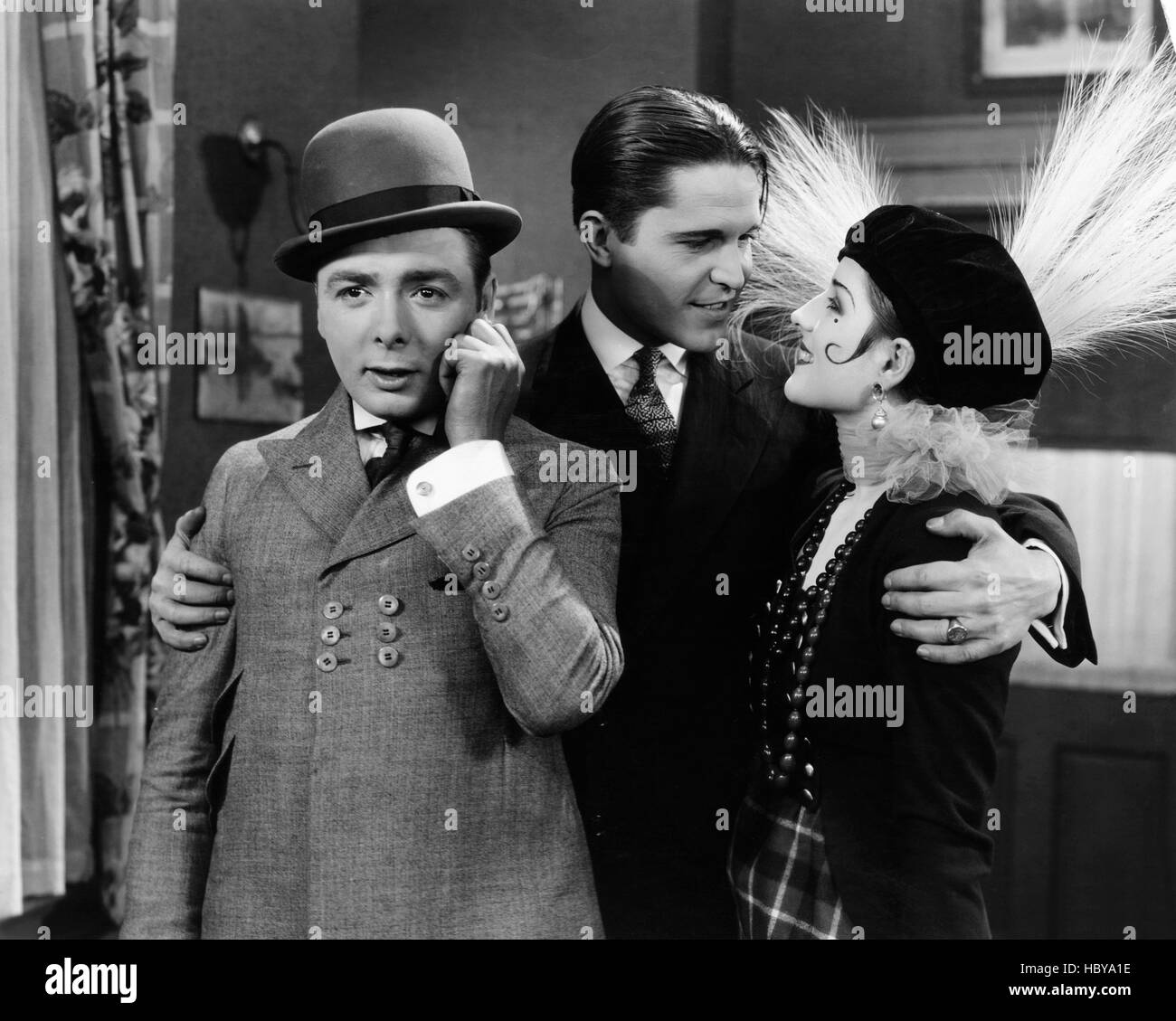 LADY OF THE NIGHT, from left, George K. Arthur, Malcolm McGregor, Norma ...