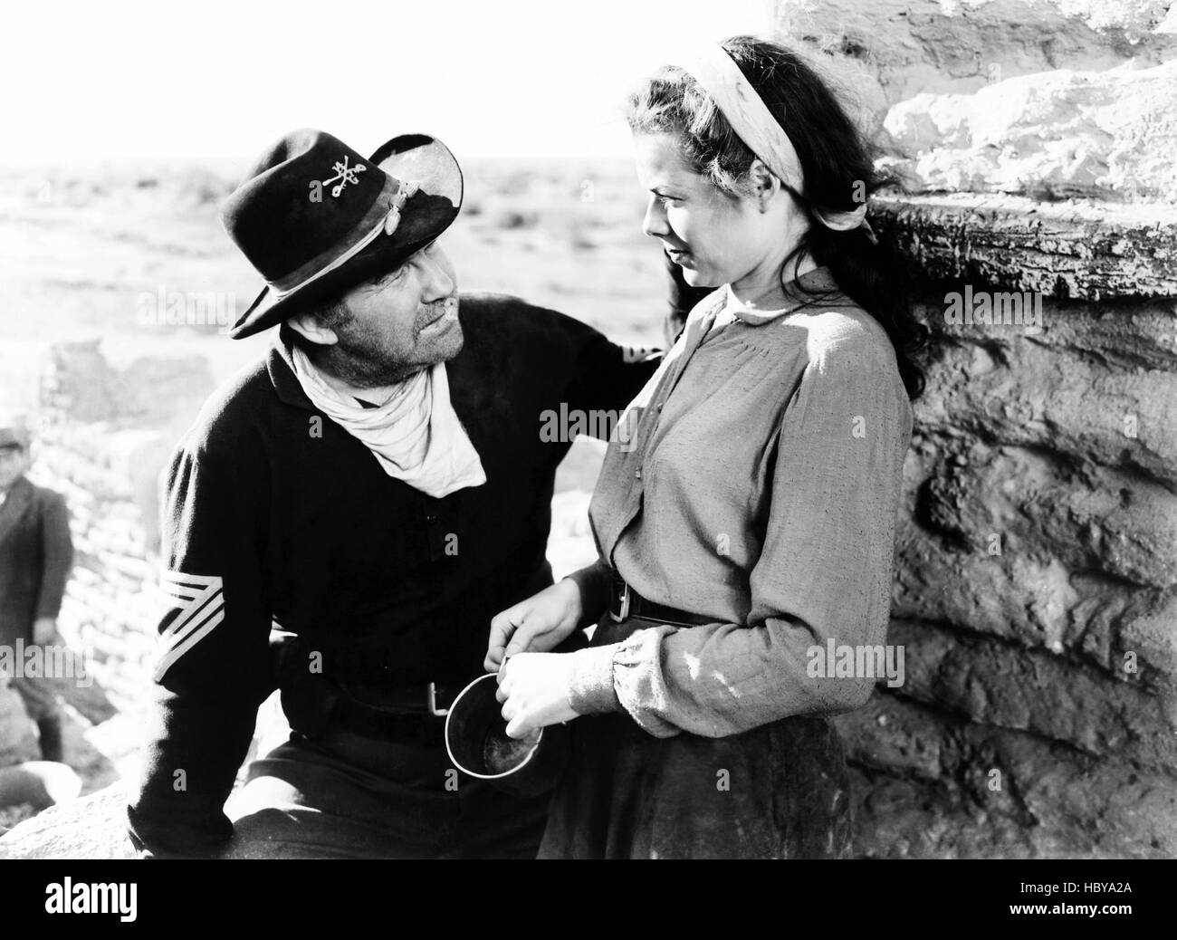 LAST OF THE COMANCHES, (aka THE SABRE AND THE ARROW), from left ...