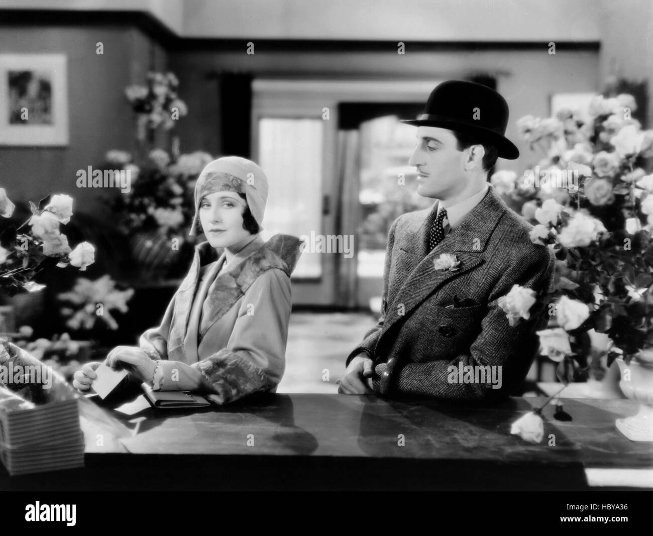 THE LAST OF MRS. CHEYNEY, from left, Norma Shearer, Basil Rathbone ...