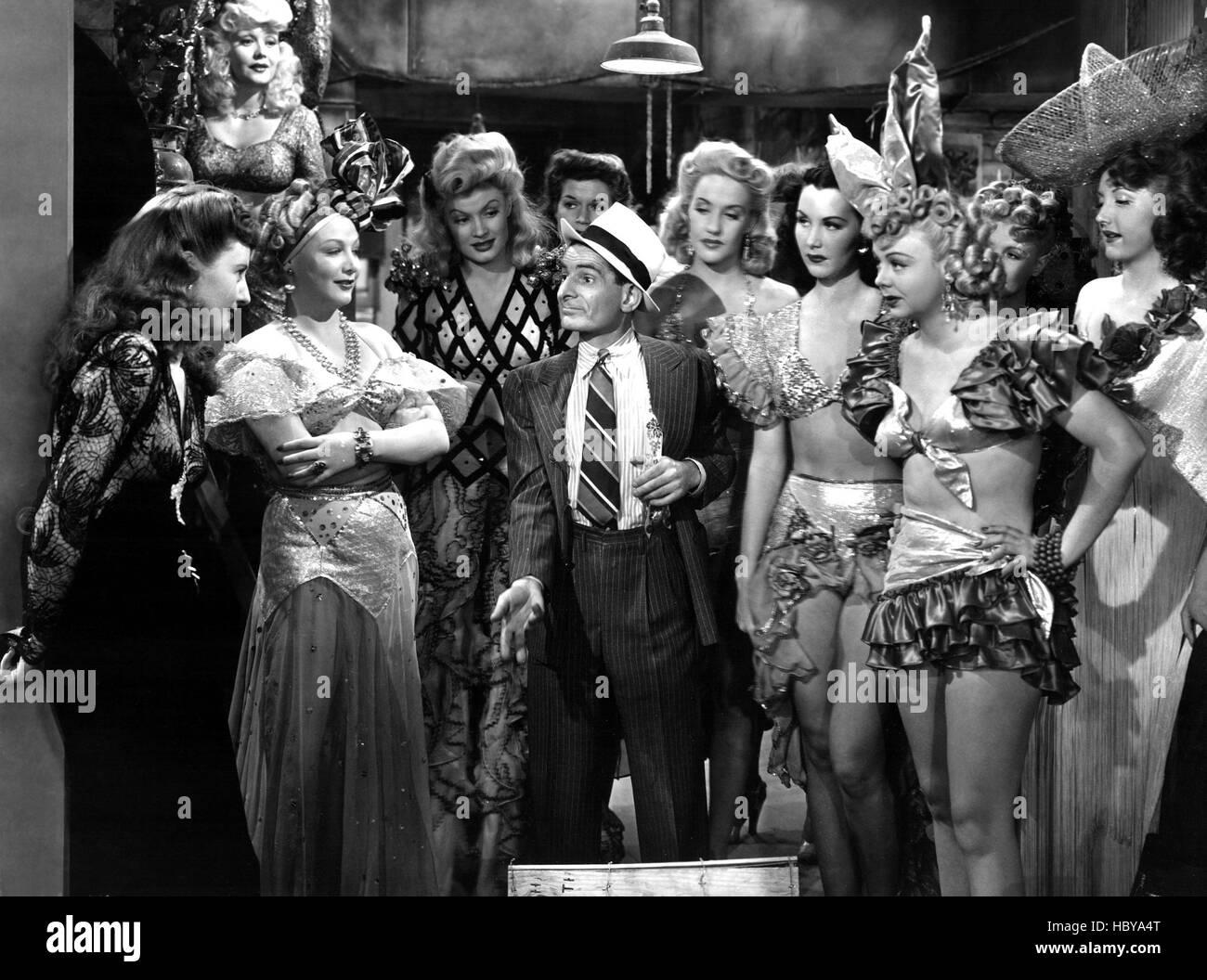 LADY OF BURLESQUE, Barbara Stanwyck, Marion Martin, Victoria Faust, Lou ...