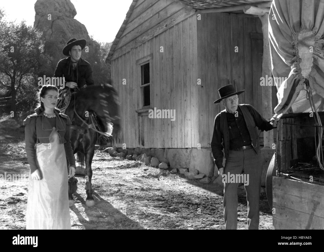 LAW OF THE LASH, Mary Scott, Lash La Rue, John Elliott, 1947 Stock ...