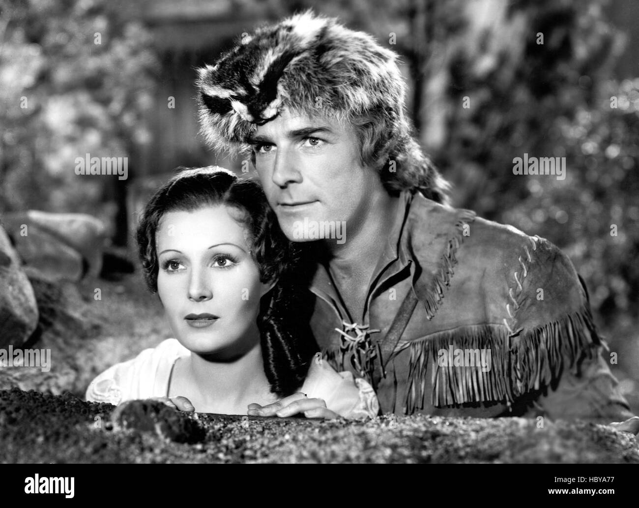 THE LAST OF THE MOHICANS, Binnie Barnes, Randolph Scott, 1936 Stock Photo - Alamy