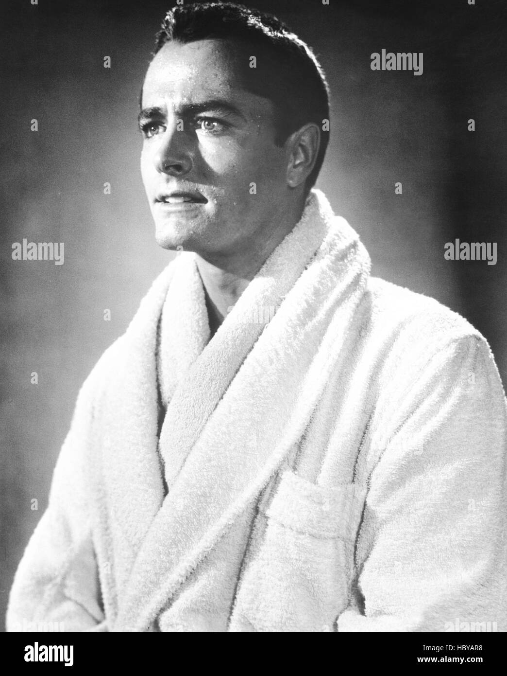 THE LEATHER SAINT, John Derek, 1956 Stock Photo - Alamy