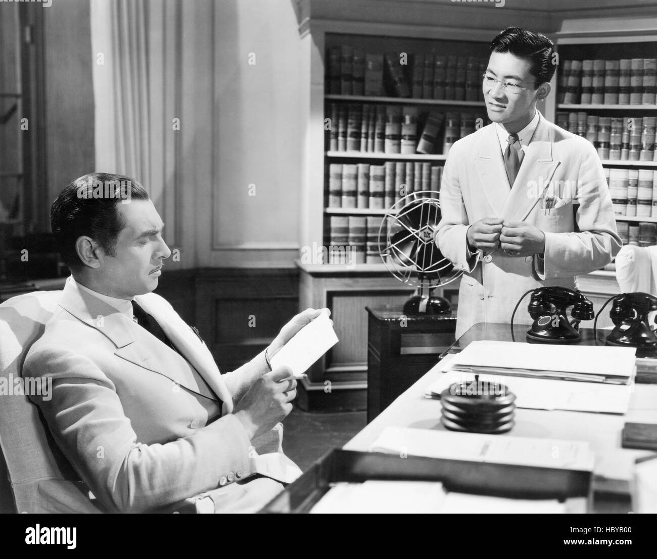 THE LETTER, from left: James Stephenson, Victor Sen Yung, 1940 Stock ...