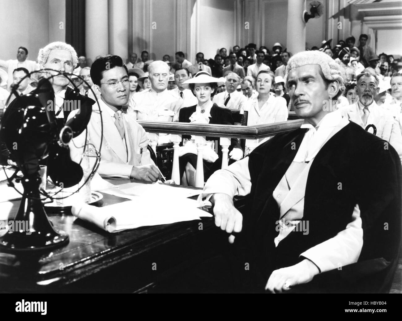 THE LETTER, Victor Sen Yung (front white suit), James Stephenson (front ...