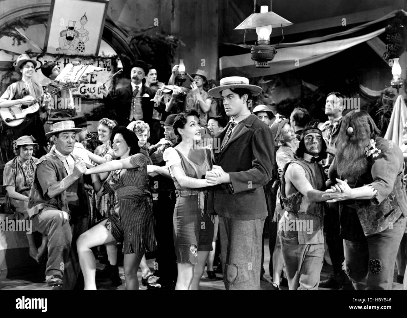 LI'L ABNER, Kay Sutton, Granville Owen, Buster Keaton, Bud Jamison ...