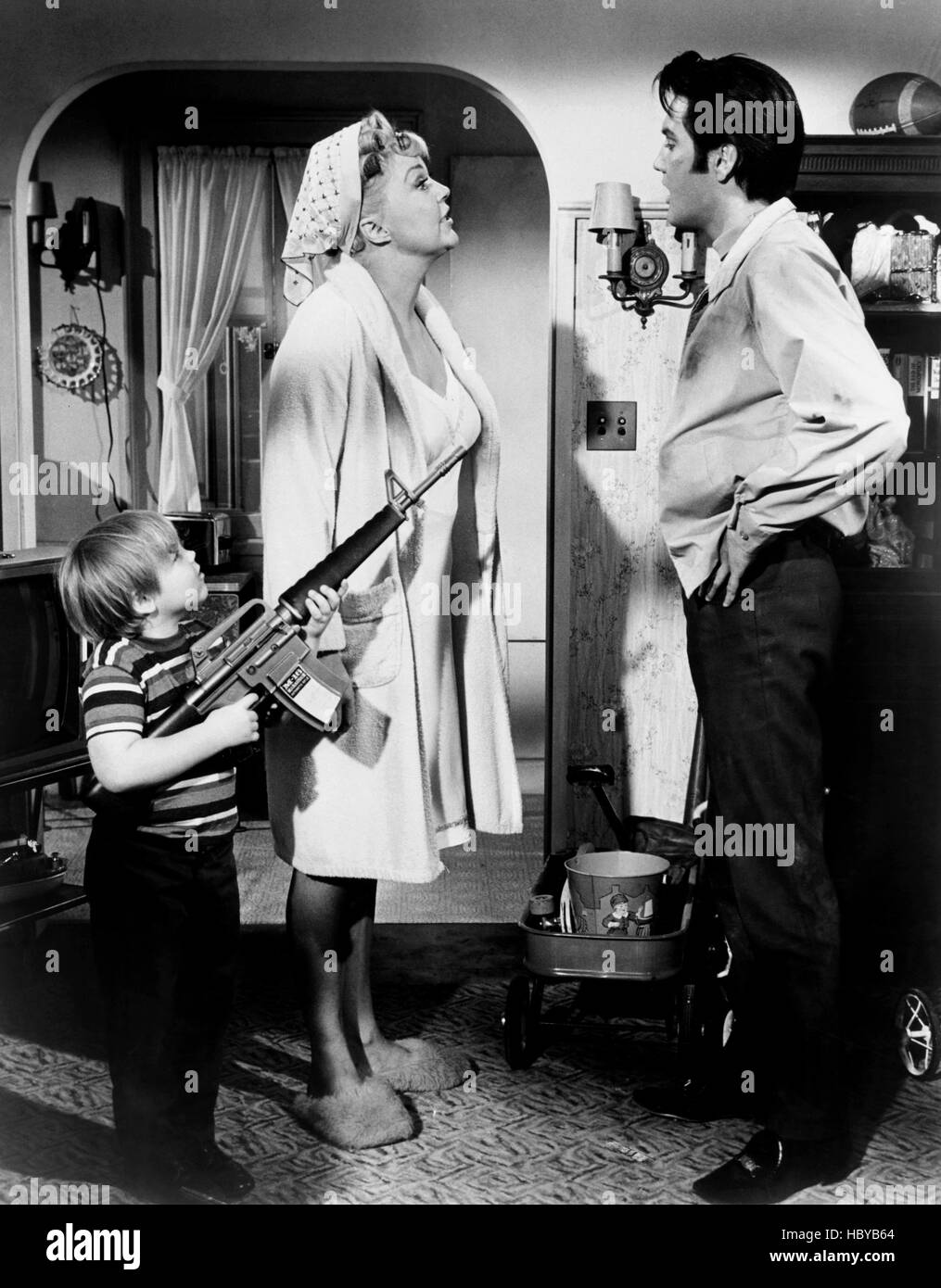 LIVE A LITTLE, LOVE A LITTLE, from left, John Hegner, Joan Shawlee ...