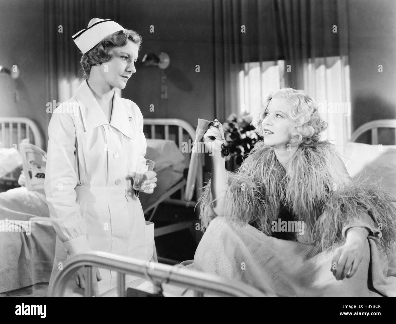 LIFE BEGINS, from left: Mary Philips, Glenda Farrell, 1932 Stock Photo ...