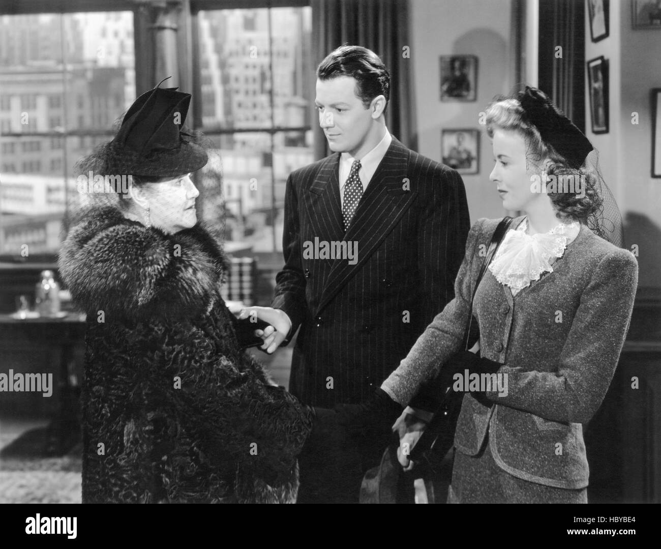 LIFE BEGINS AT EIGHT-THIRTY, from left: Sara Allgood, Cornel Wilde, Ida ...