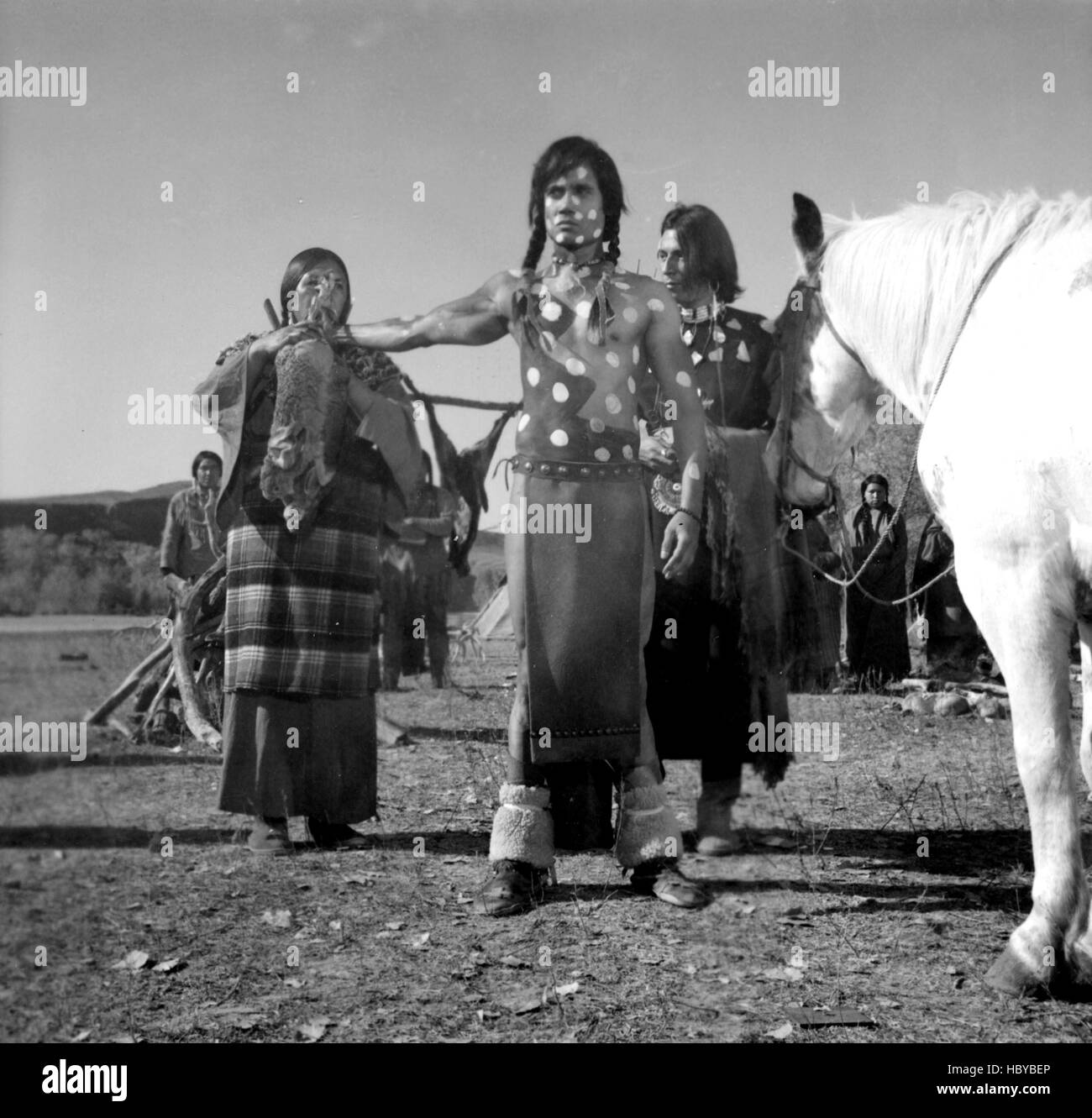 LITTLE BIG MAN, Robert Little Star (center), 1970 Stock Photo - Alamy