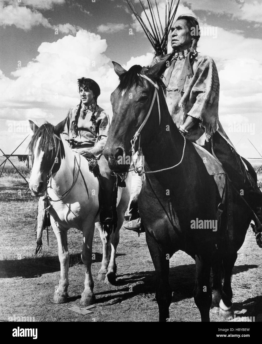 LITTLE BIG MAN, Dustin Hoffman, Chief Dan George, 1970 Stock Photo - Alamy