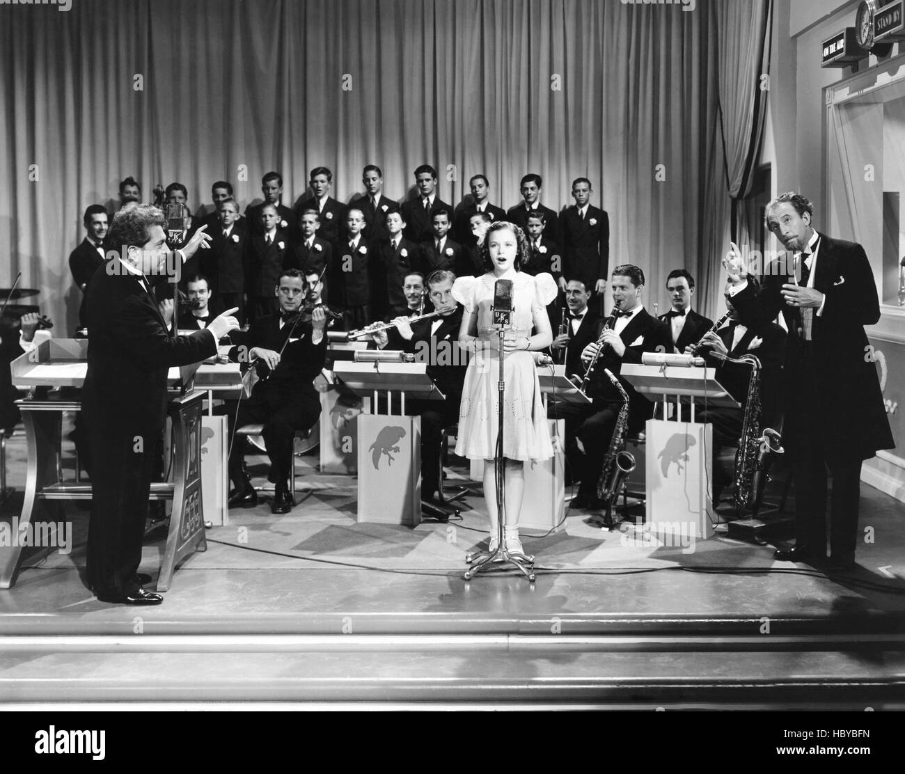 A LITTLE BIT OF HEAVEN, from left, front, Charles Previn, Gloria Jean ...
