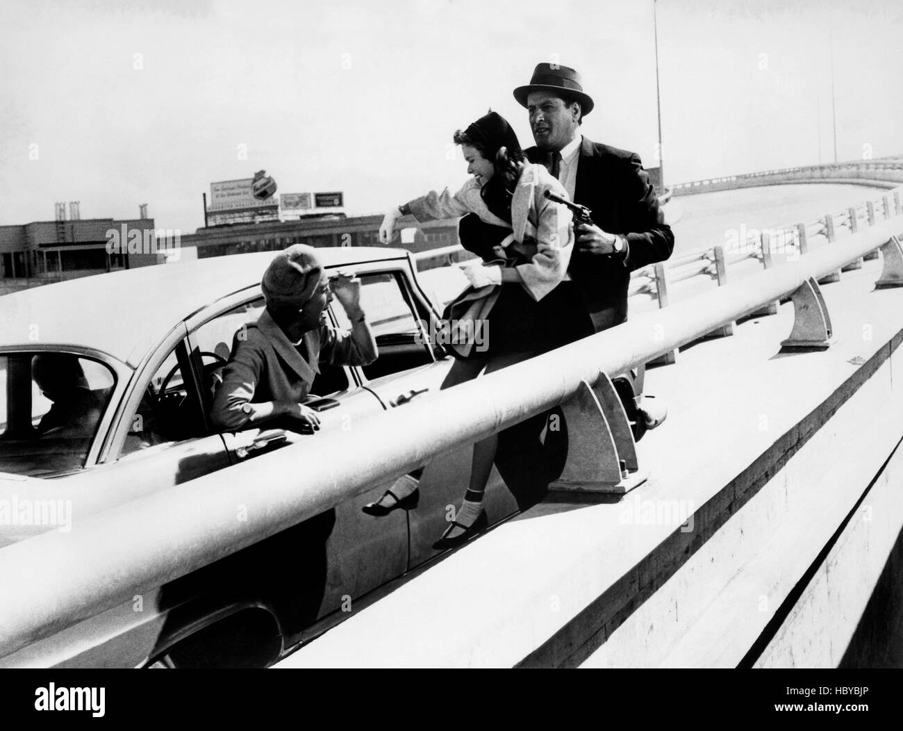THE LINEUP, Mary LaRoche, Cheryl Callaway, Eli Wallach, 1958 Stock ...