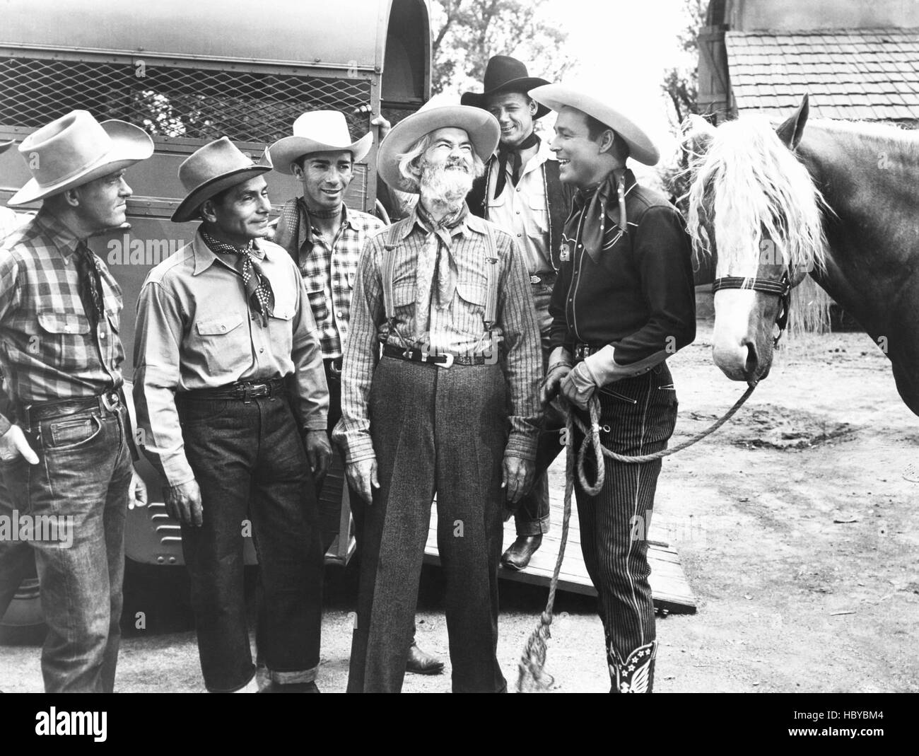 LIGHTS OF OLD SANTA FE, from left: Carl Farr, Hugh Farr, Ken Carson ...