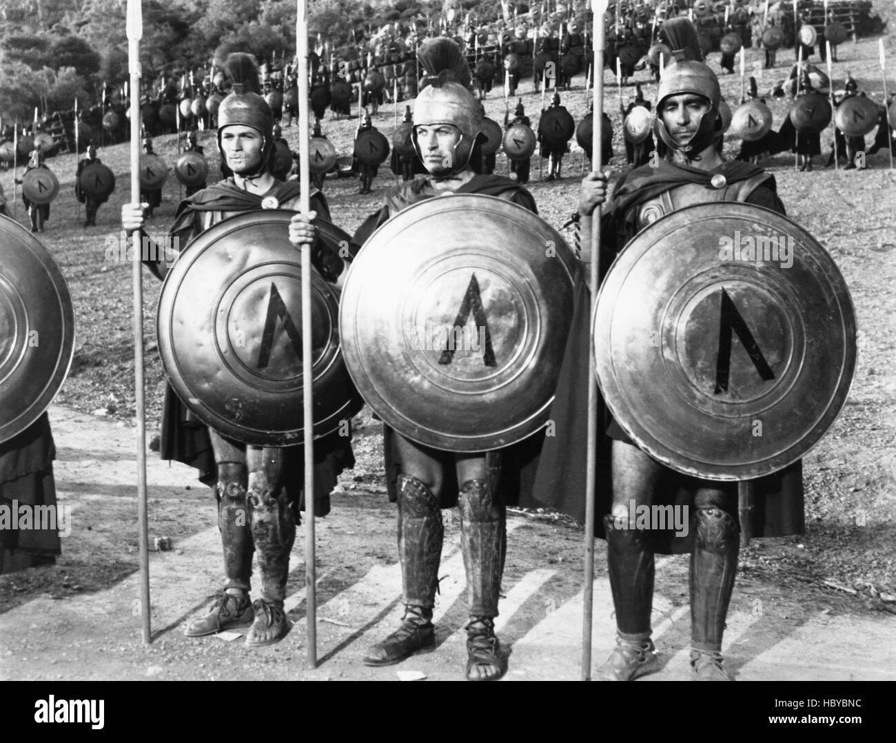 THE 300 SPARTANS, (aka LION OF SPARTA), from left: Barry Coe, Richard ...