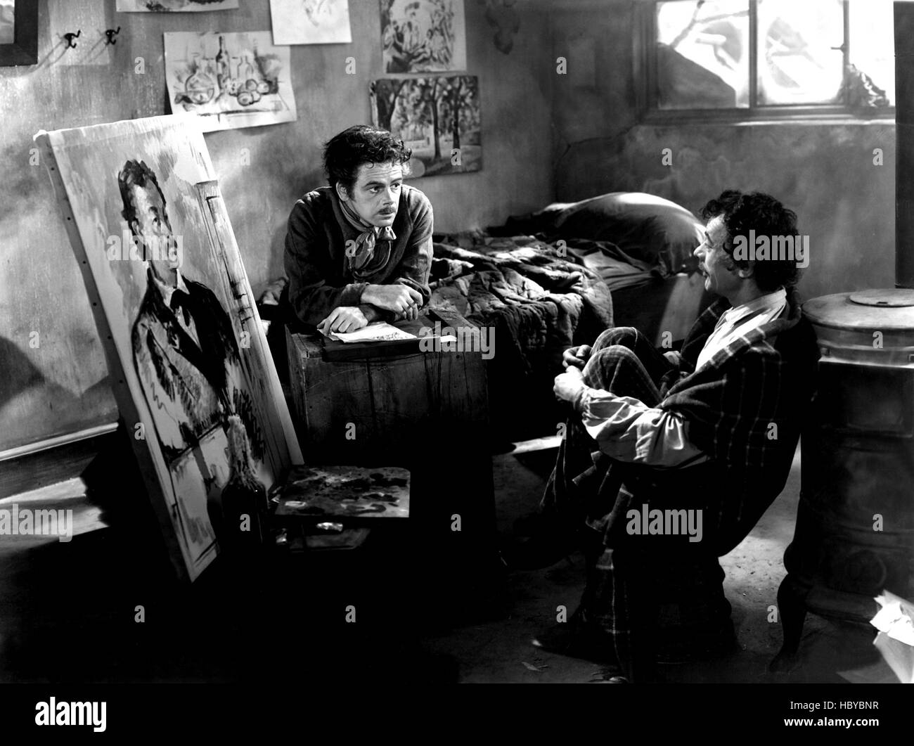 THE LIFE OF EMILE ZOLA, Paul Muni, Vladimir Sokoloff, 1937 Stock Photo ...