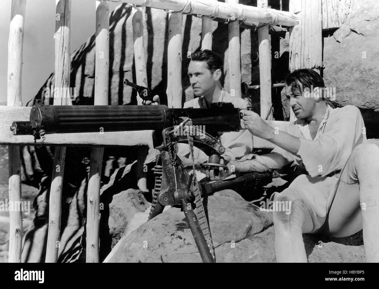 THE LIVES OF A BENGAL LANCER, Franchot Tone, Gary Cooper, 1935 Stock ...