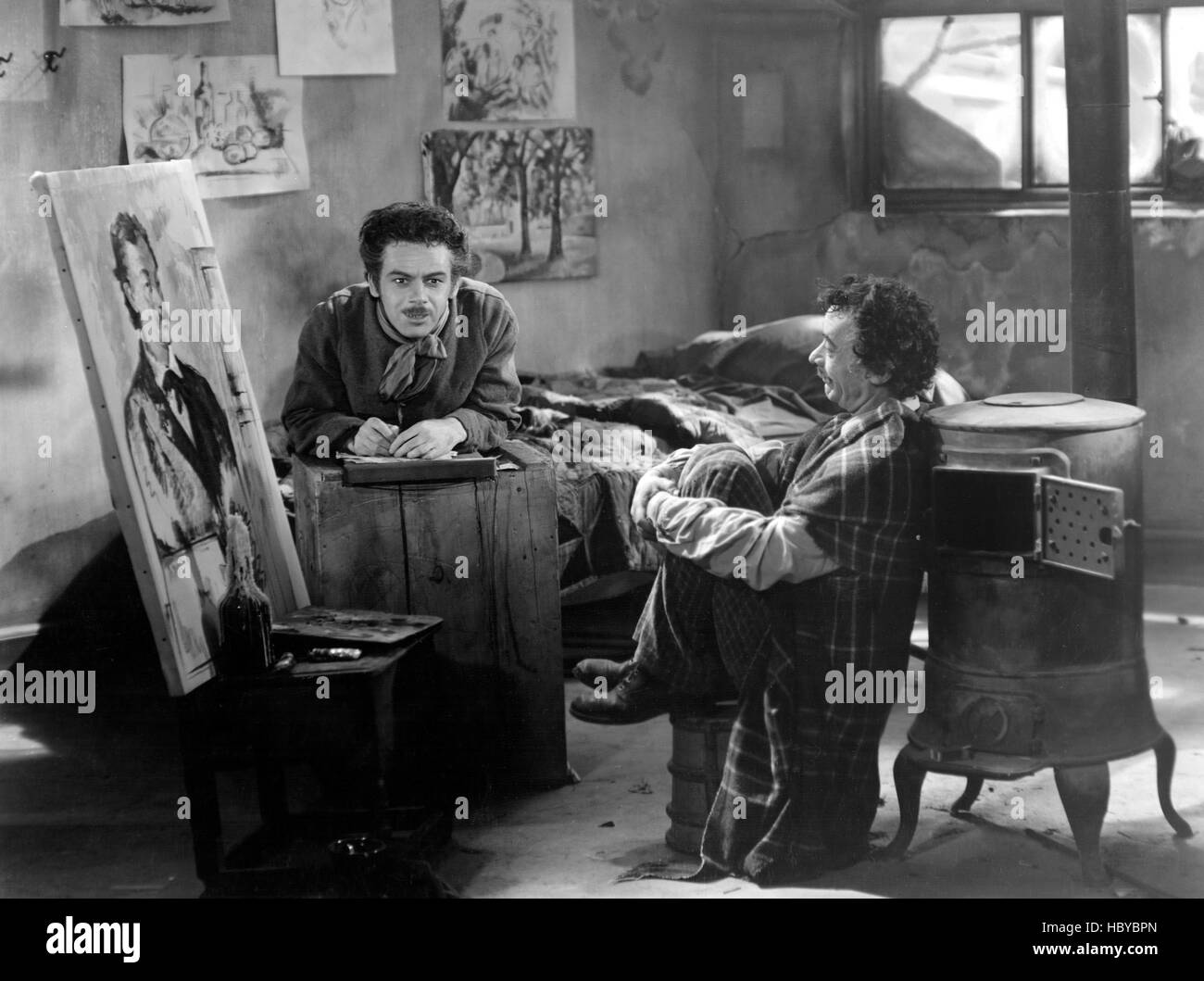 THE LIFE OF EMILE ZOLA, Paul Muni, Vladimir Sokoloff, 1937 Stock Photo ...