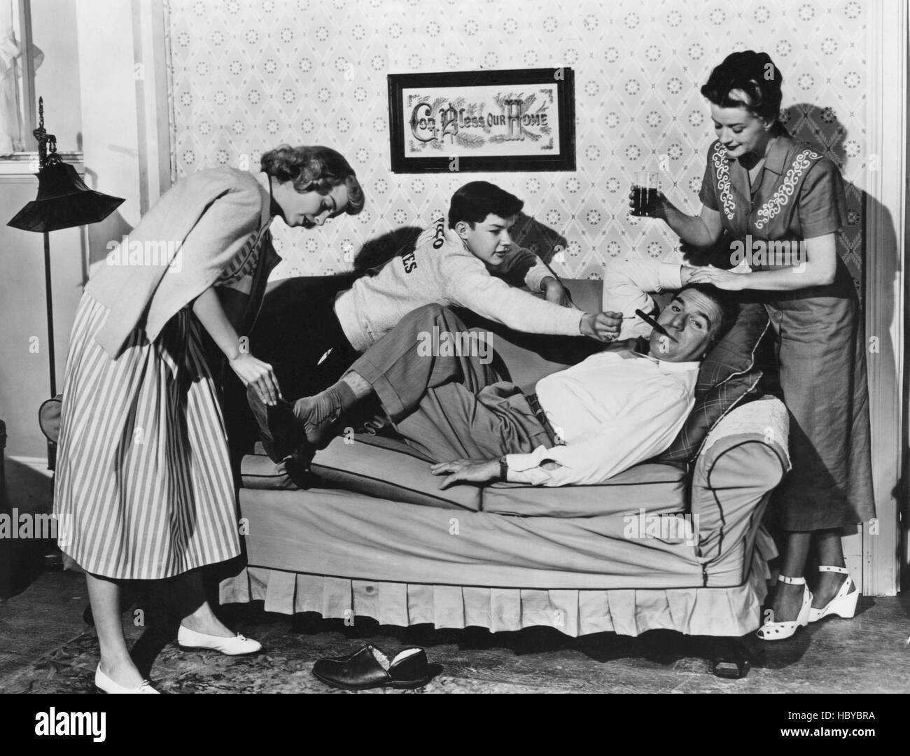 THE LIFE OF RILEY, Meg Randall, Lanny Rees, William Bendix, Rosemary ...