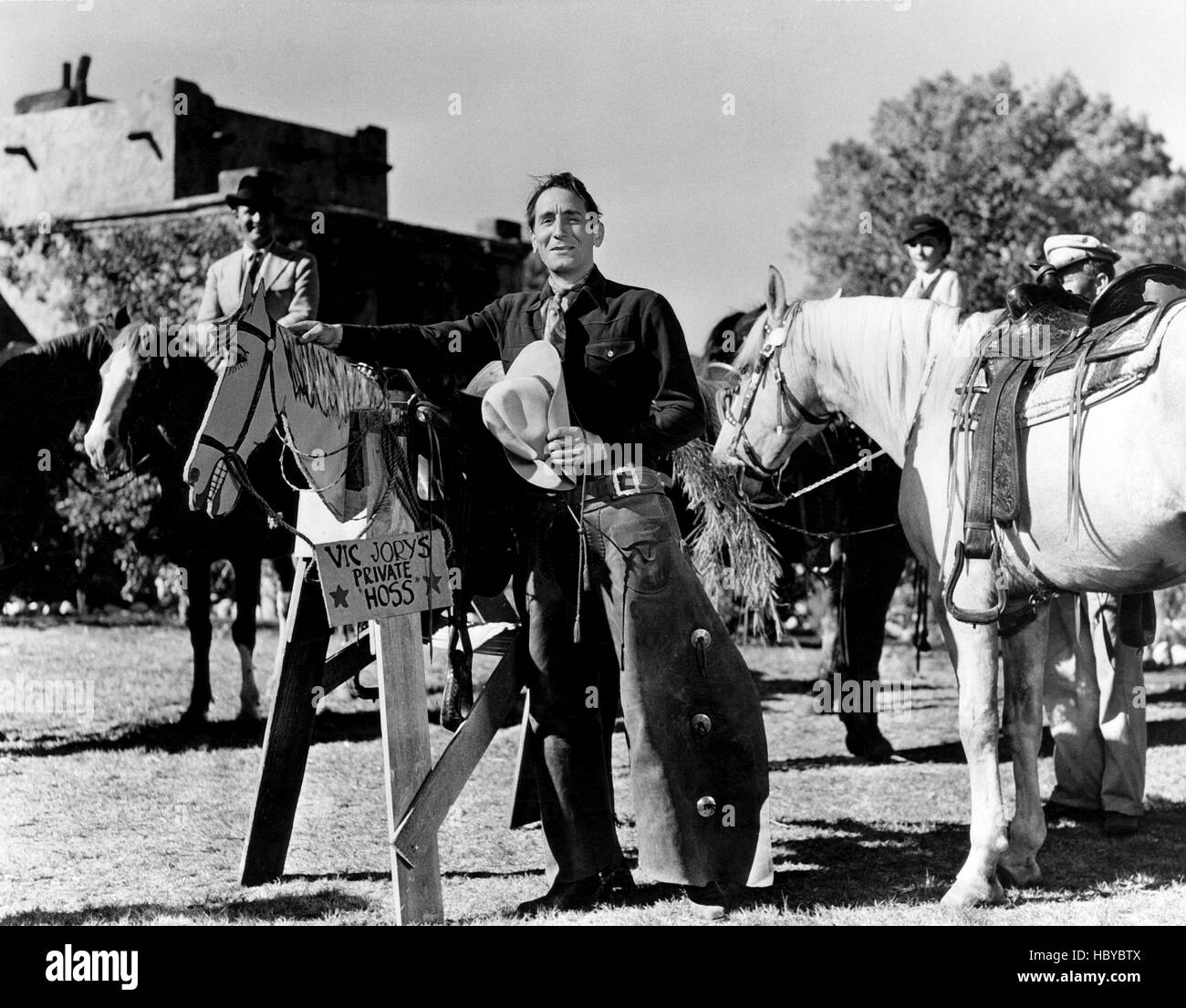 THE LIGHT OF WESTERN STARS, Victor Jory, on set, 1940 Stock Photo - Alamy