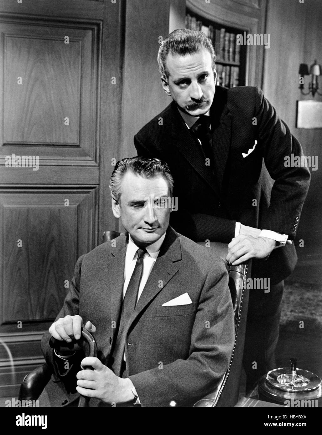 THE LIST OF ADRIAN MESSENGER, Jacques Roux 9front), George C. Scott ...