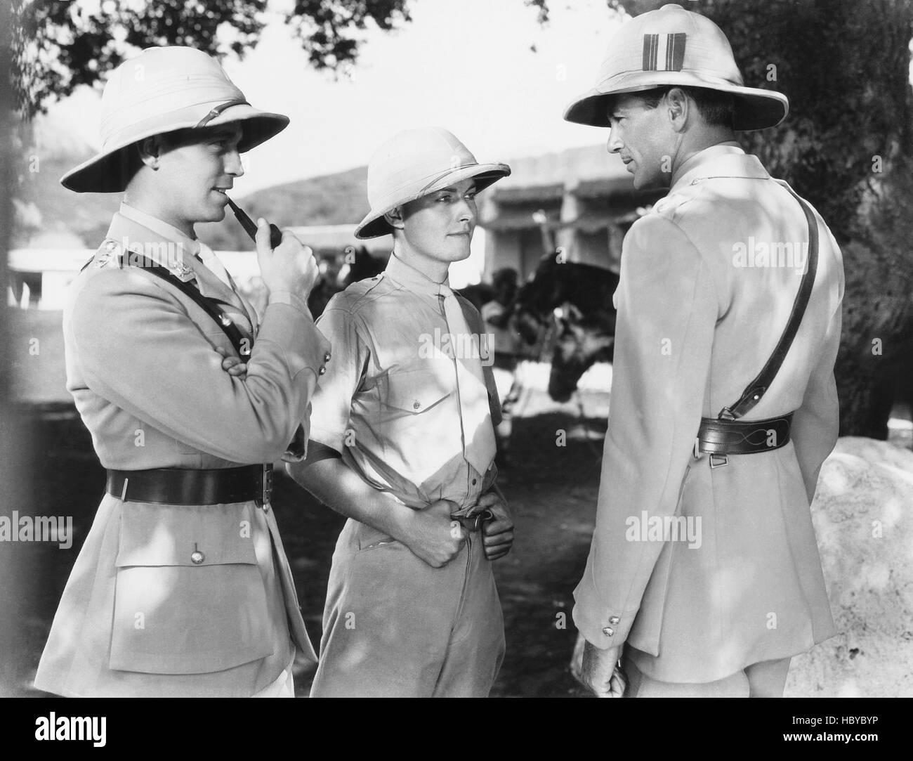 THE LIVES OF A BENGAL LANCER, from left, Franchot Tone, Richard ...