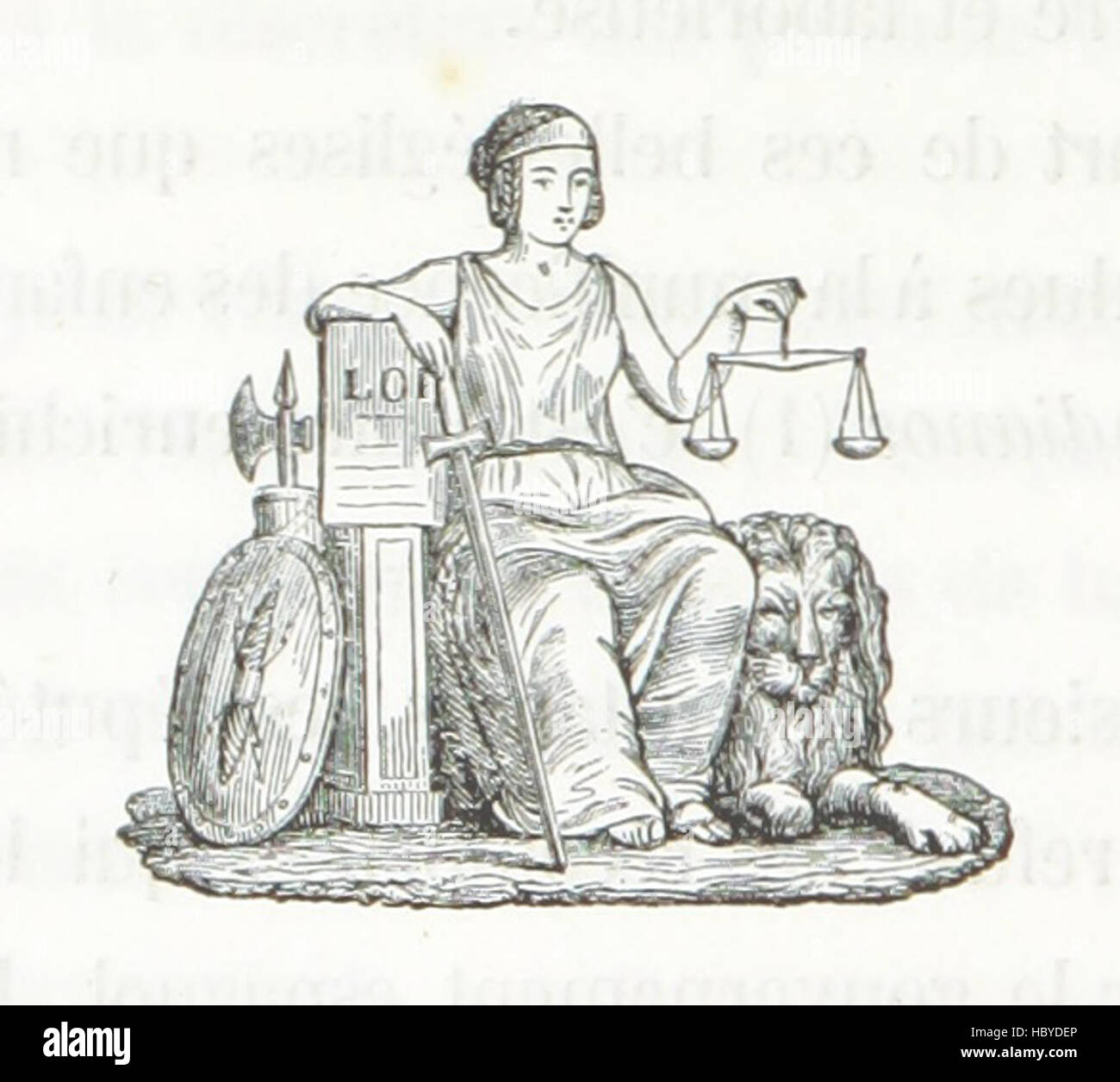 This illustration from 'Guide du Voyageur' provides maps, landmarks ...