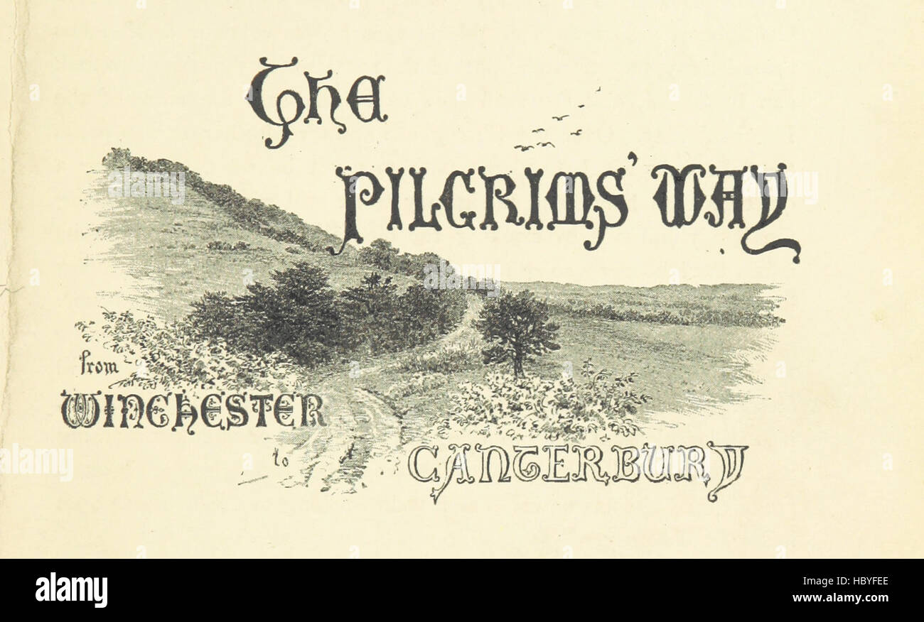 The canterbury pilgrims way hi-res stock photography and images - Alamy
