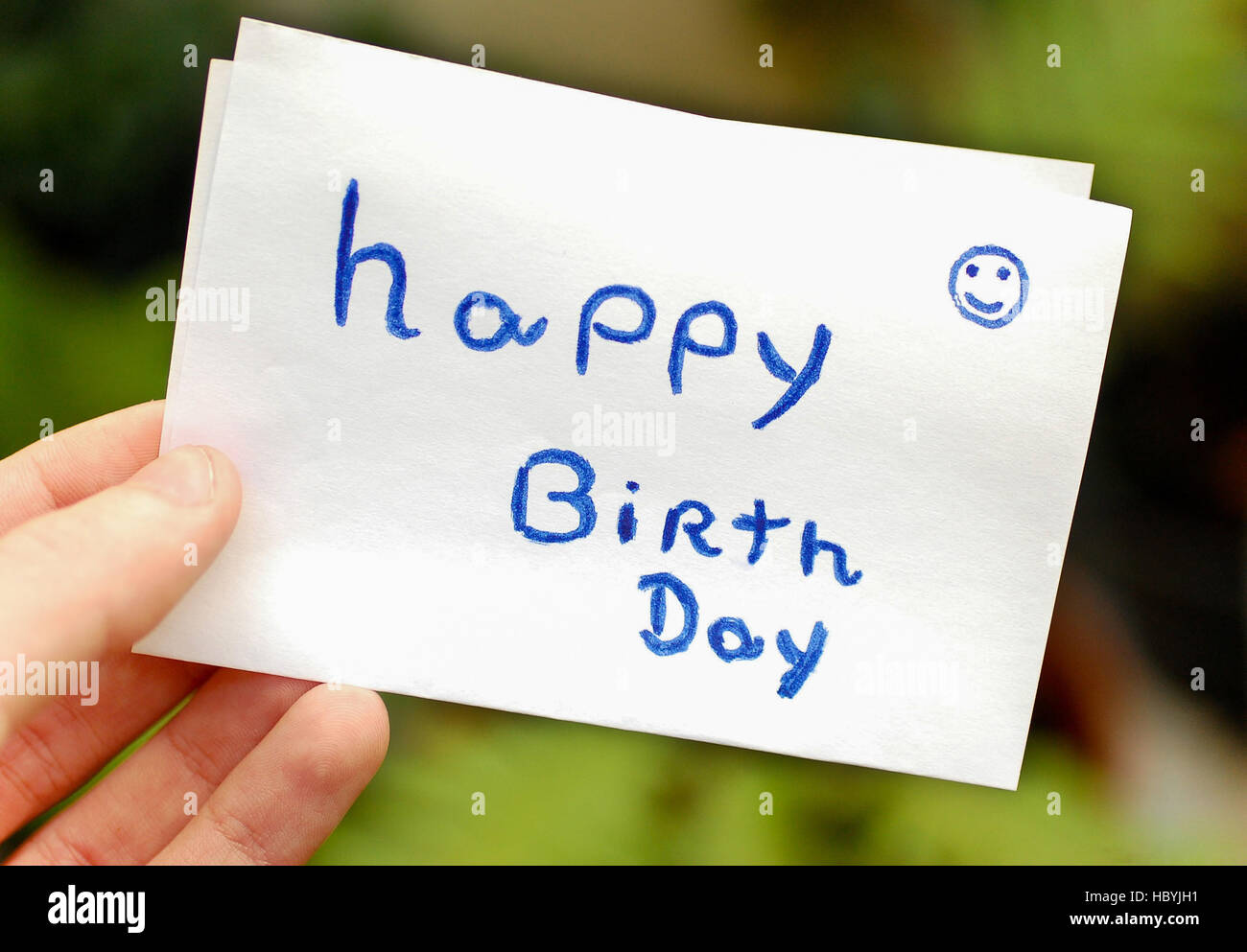 Happy birthday writing hi-res stock photography and images - Alamy