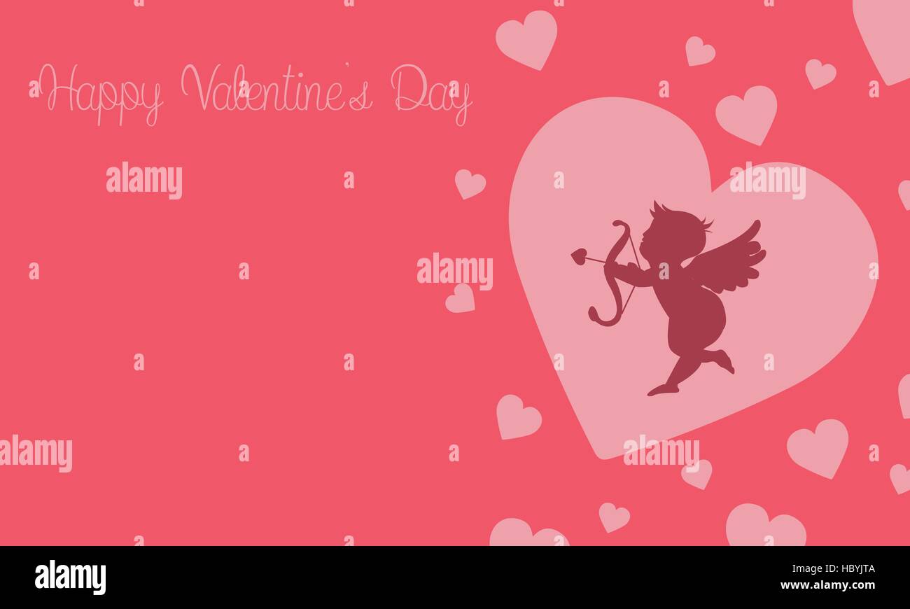 Vector art of cupid background for valentine Stock Vector Image & Art ...