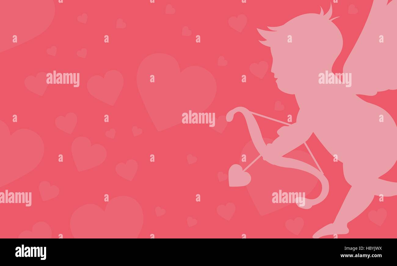 Vector of cupid valentine backgrounds Stock Vector Image & Art - Alamy