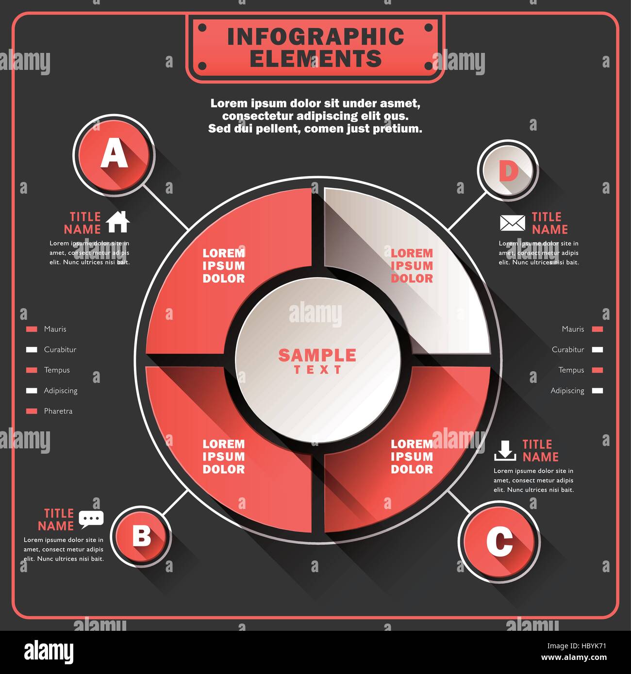 modern vector abstract pie chart infographic elements Stock Vector Image & Art - Alamy
