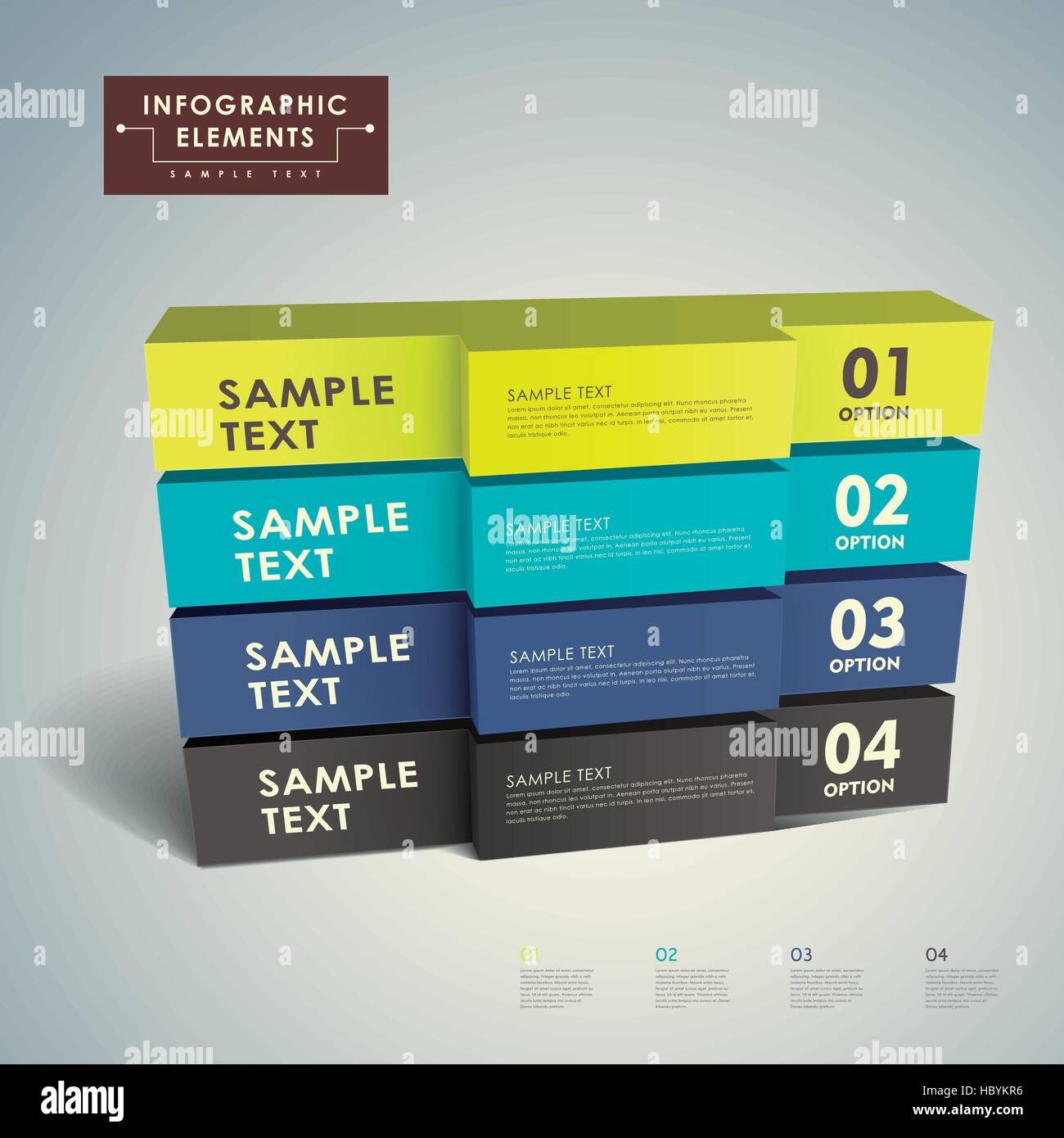 modern vector abstract 3d cube infographic elements Stock Vector Image ...