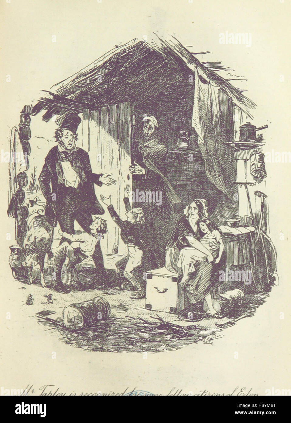 Image from 'The Life and Adventures of Martin Chuzzlewit' showing ...