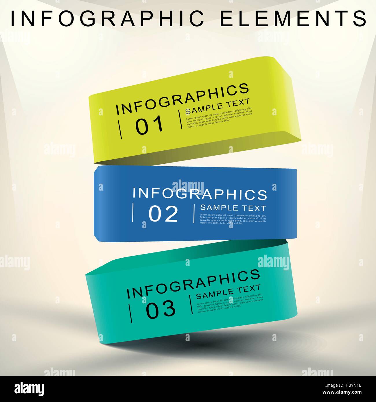 realistic vector abstract 3d cube infographic elements Stock Vector ...