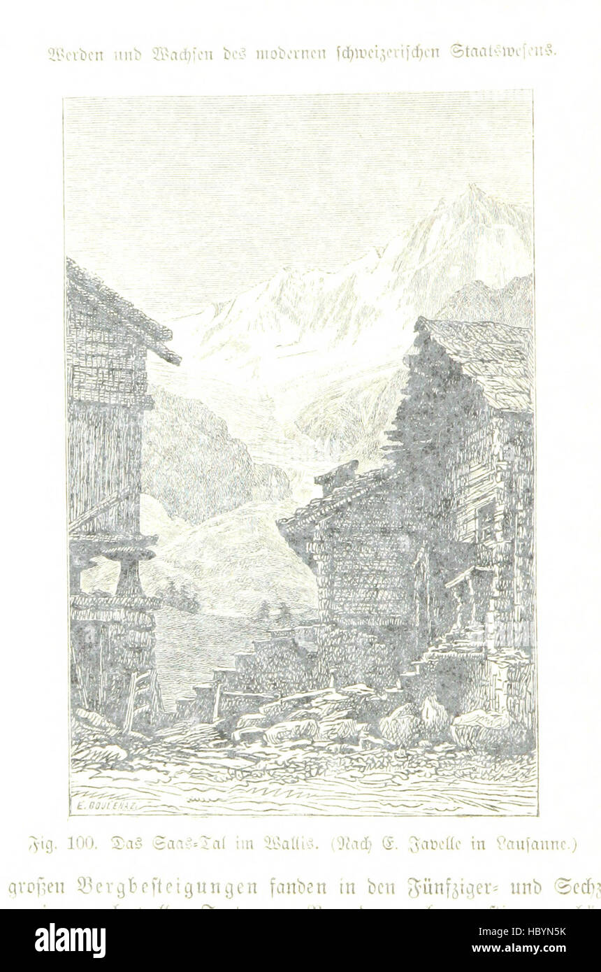 This image, from page 800 of 'Geschichte der Schweiz', illustrates the ...